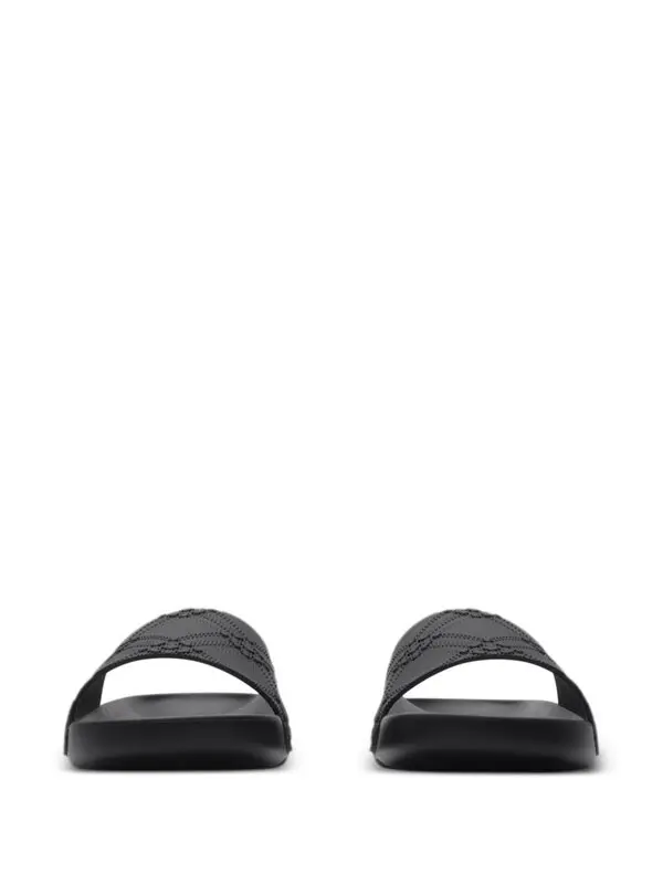 Burberry Check Pattern Slides