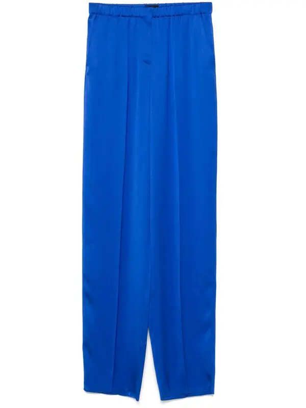 Giorgio Armani Silk Trousers - Blue