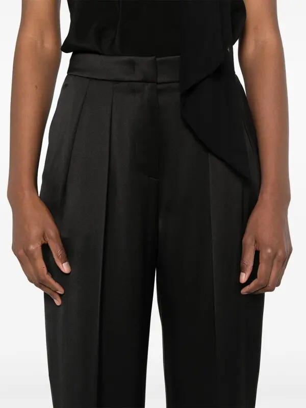 Giorgio Armani Silk Trousers - Black