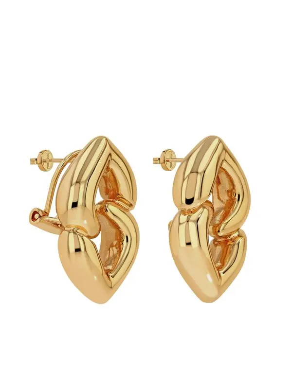 ANINE BING Abstract Heart Earrings