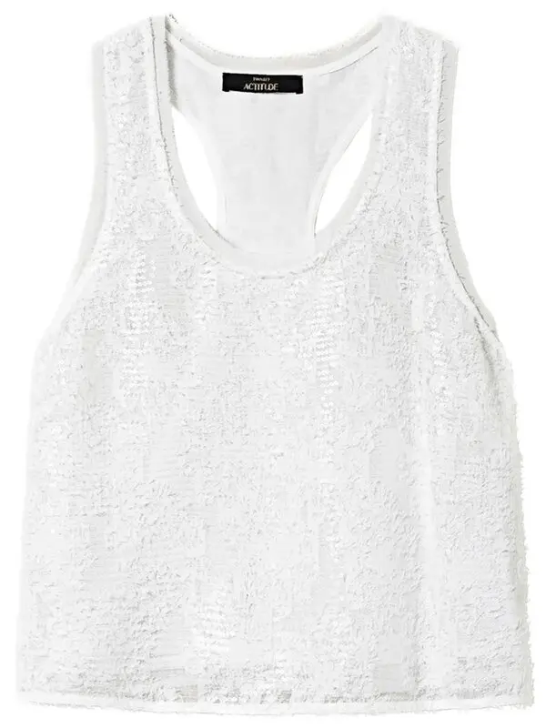TWINSET Sequin-embellished Tank Top