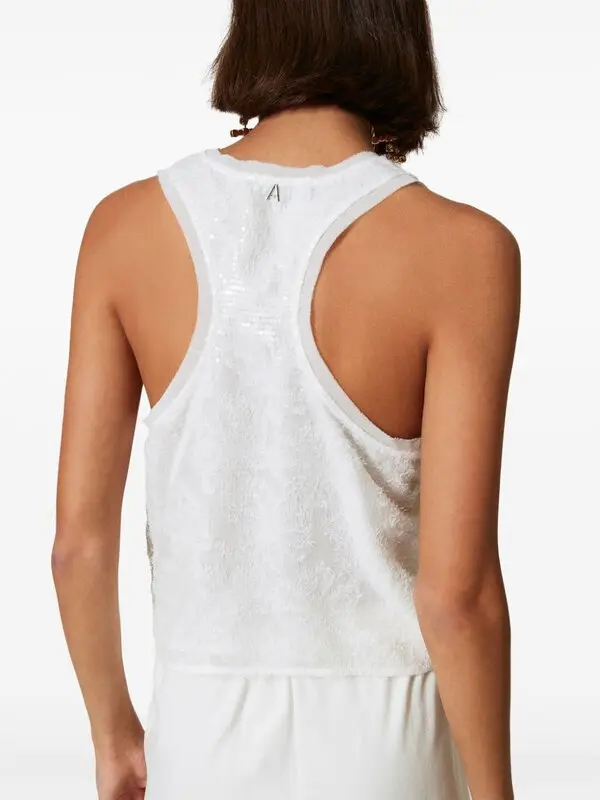 TWINSET Sequin-embellished Tank Top