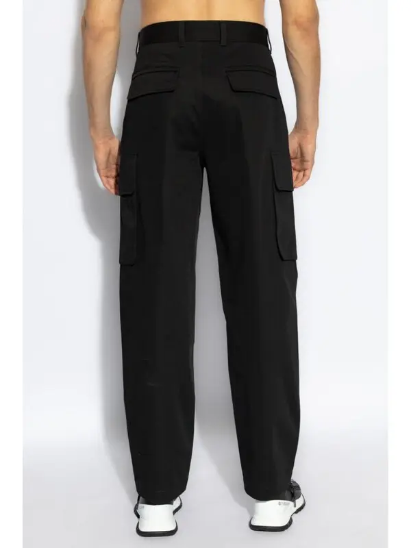 Givenchy Cotton Cargo Trousers - Black