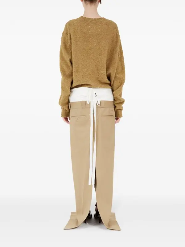 MAISON MARGIELA High-rise Maxi Skirt - Neutrals