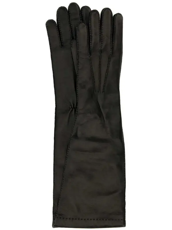 Miu Miu Nappa Leather Gloves - Black