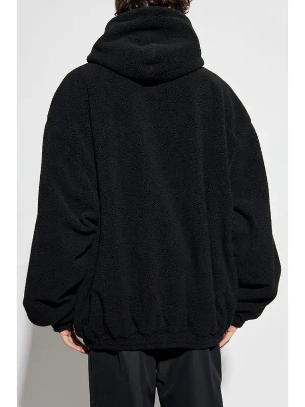 Balenciaga Logo-embroidered Hoodie