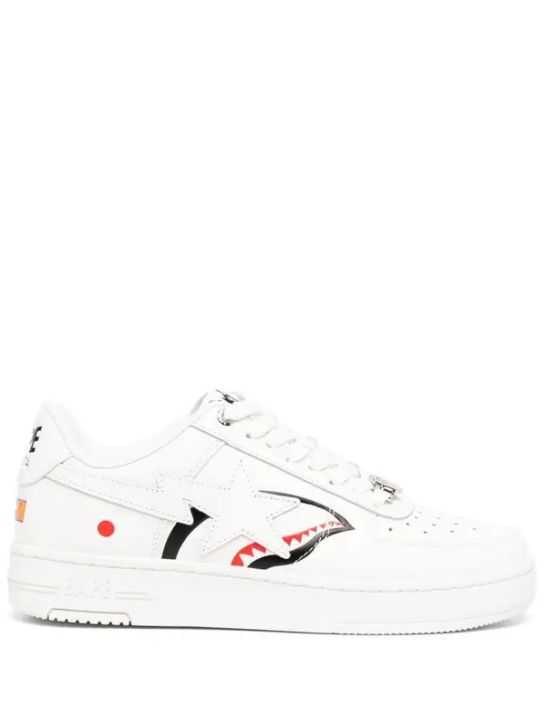 A BATHING APE Sta Shark M2 Sneakers - White