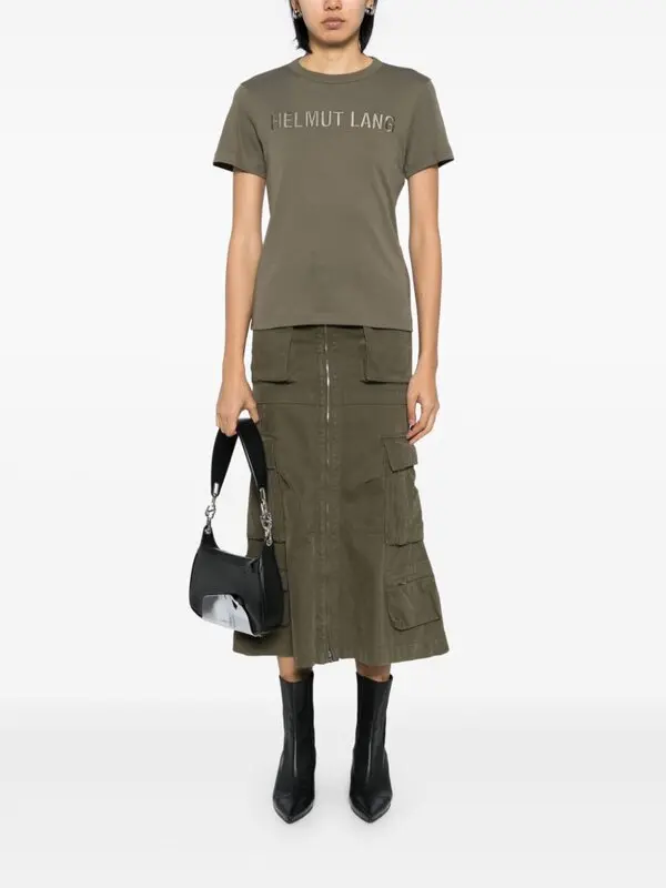 Helmut Lang Slim Logo T-shirt - Neutrals