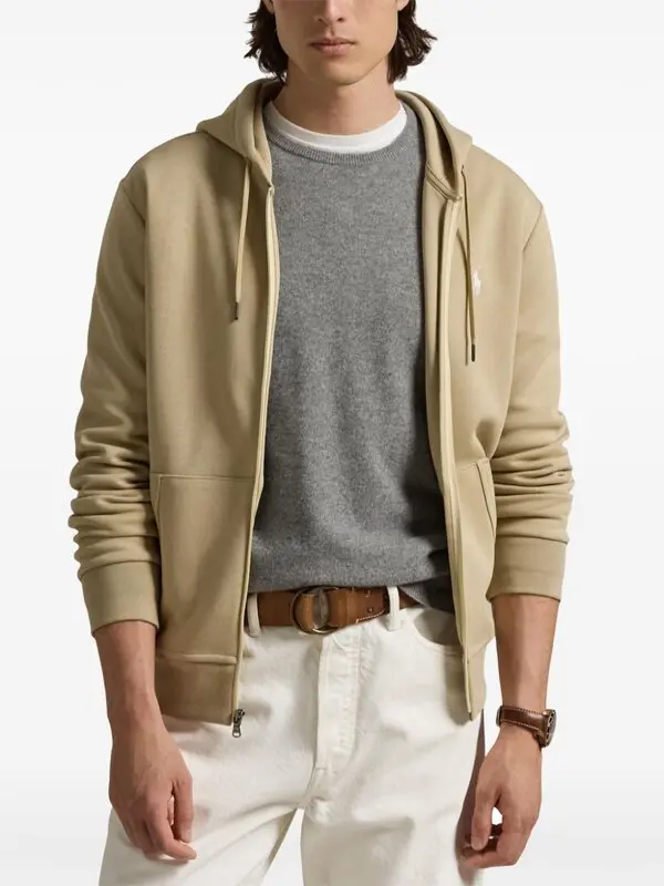 Polo Ralph Lauren Pony-embroidered Hoodie - Neutrals