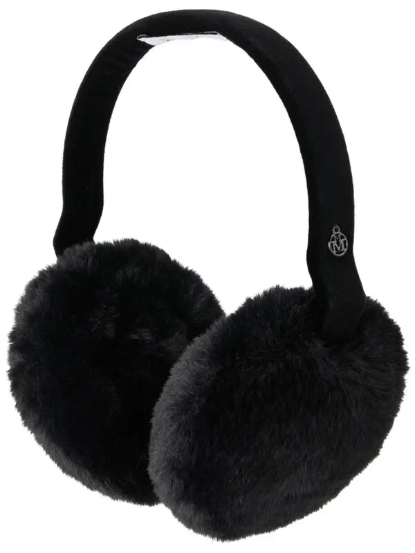 MAISON MICHEL Morgana Ear Muffs - Black