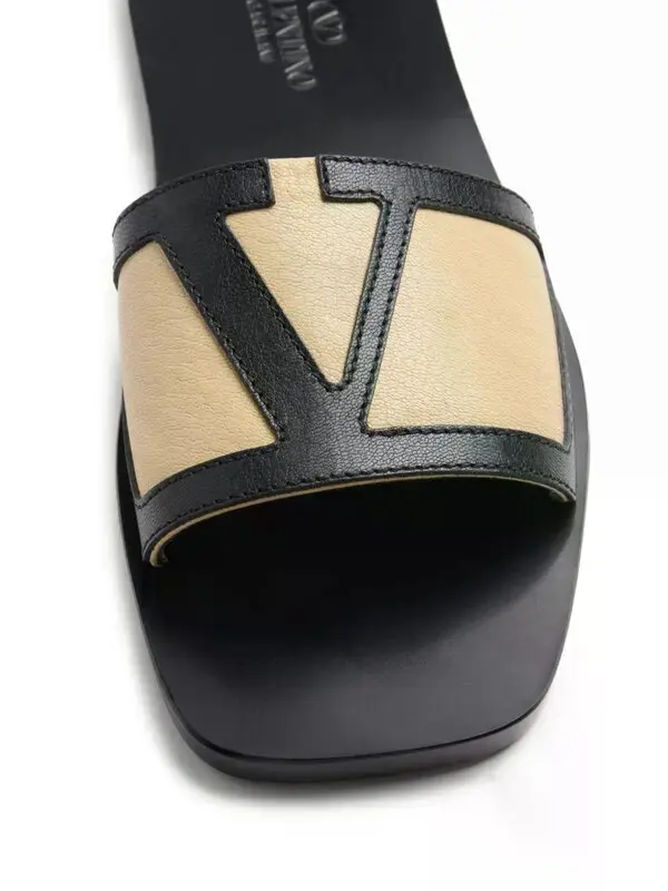 Valentino Garavani Viva Superstar Nappa Leather Slide Sandals