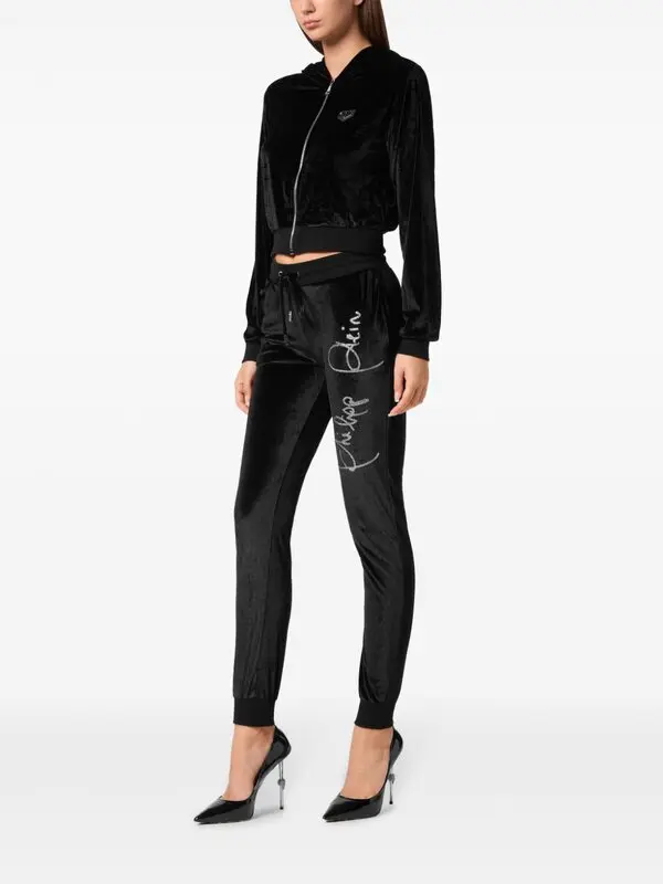 Philipp Plein Crystal Signature Hoodie