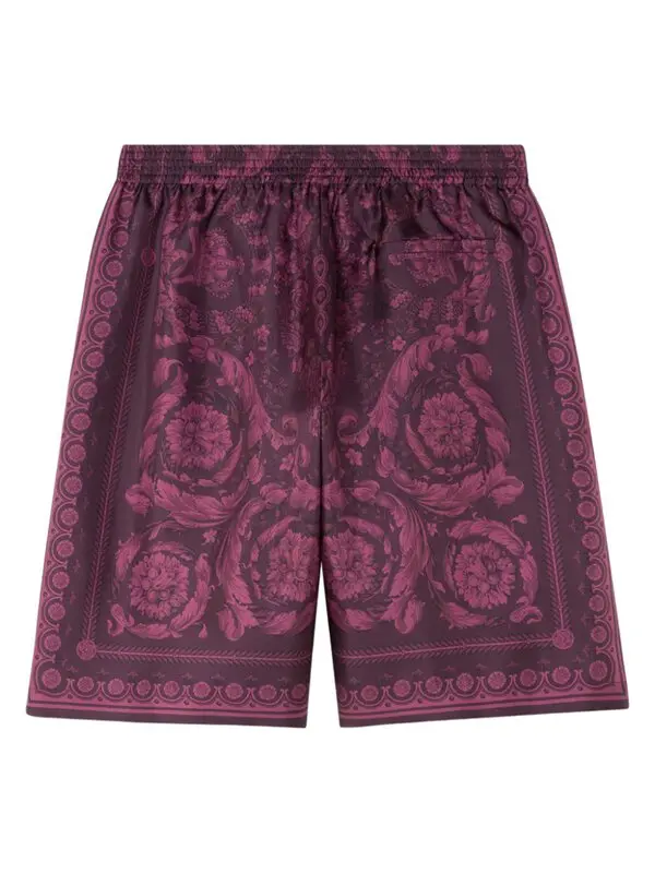 Versace Barocco Silk Shorts