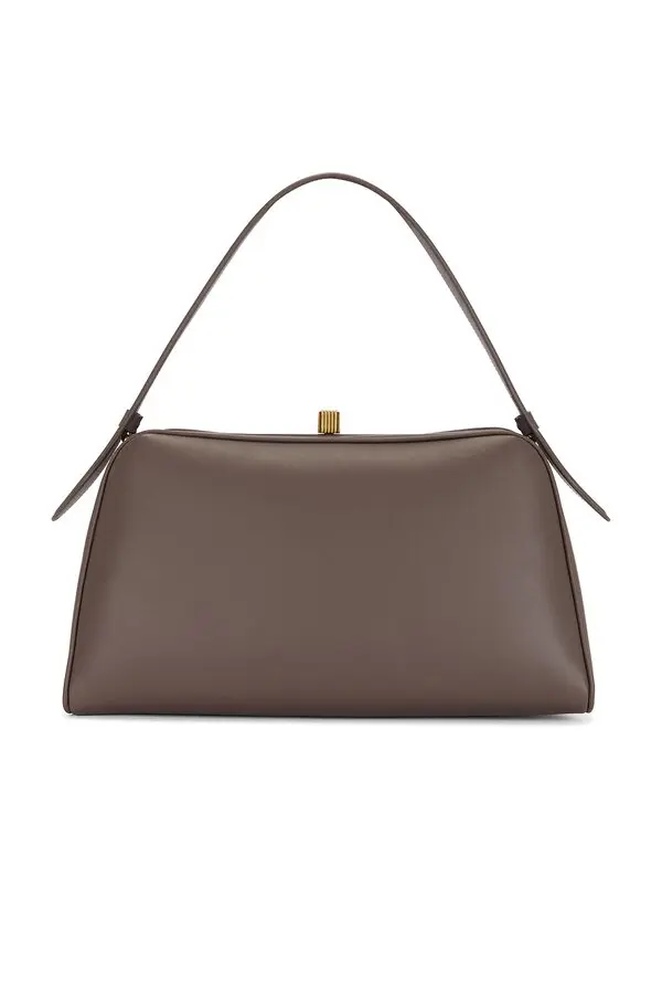 Khaite Cate Top Handle Bag - Elephant