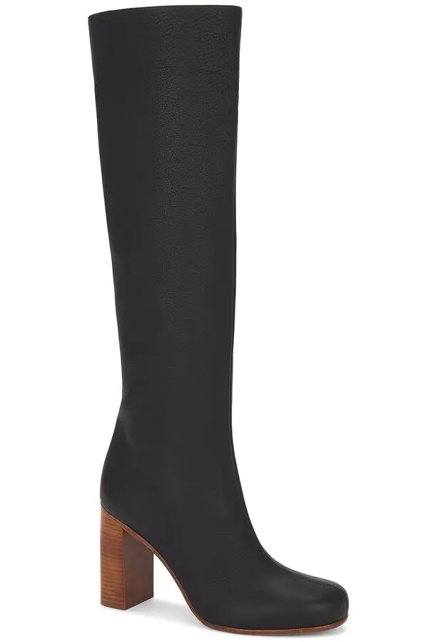 Khaite Willow Knee High 90 Boot - Black