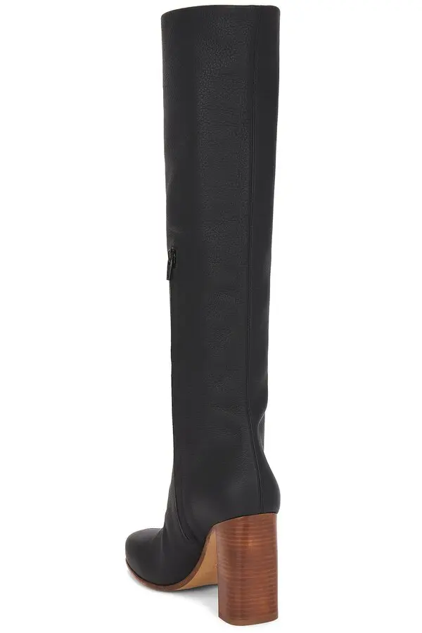 Khaite Willow Knee High 90 Boot - Black