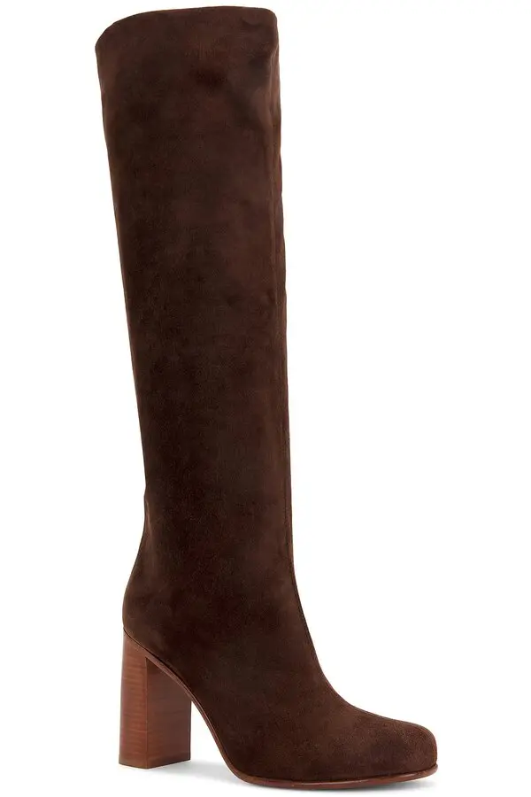 Khaite Willow Suede Knee High 90 Boots
