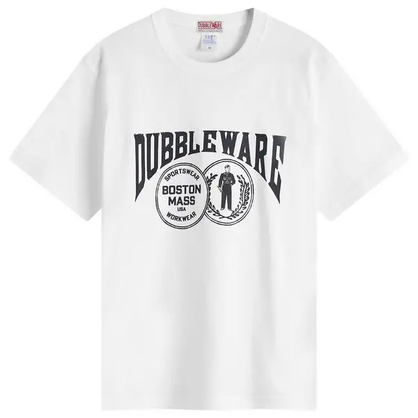 DUBBLEWARE Double Disc T-shirt - White