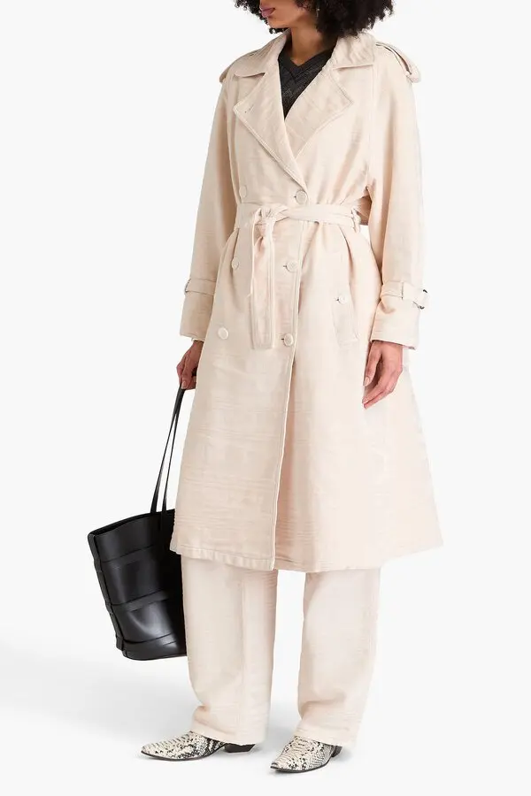 Missoni Cotton-jacquard Trench Coat