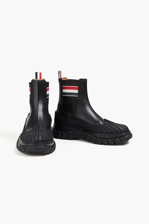 Thom Browne Leather Chelsea Boots