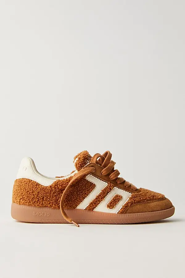 BACK 70 Teddy Low-top Sneakers - Tobacco White
