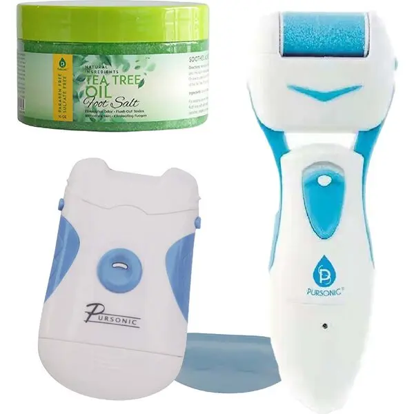PURSONIC Nail Care & Foot Spa Bundle - Blue