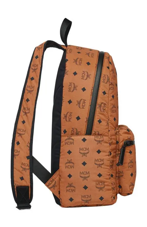 Mcm Stark Packable Backpack - Cognac