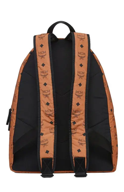 Mcm Stark Packable Backpack - Cognac