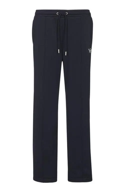 Mcm Essential Logo Terry Track Pants - Navy
