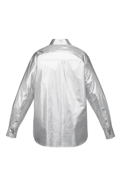 Mcm Oversized Metallic Shirt