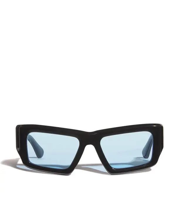 PORT TANGER Sabea Acetate Sunglasses - Black