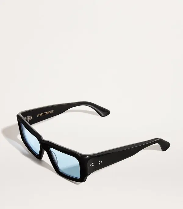 PORT TANGER Sabea Acetate Sunglasses - Black