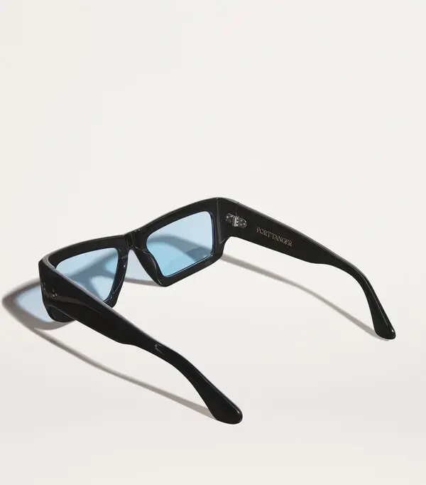 PORT TANGER Sabea Acetate Sunglasses - Black