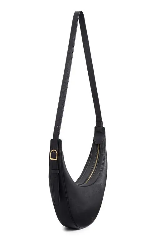Khaite Augustina Suede Hobo Bag - Black