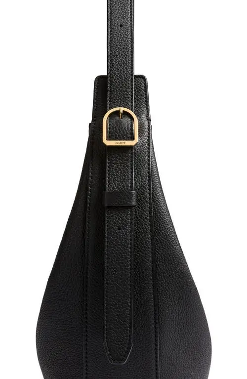 Khaite Augustina Suede Hobo Bag - Black