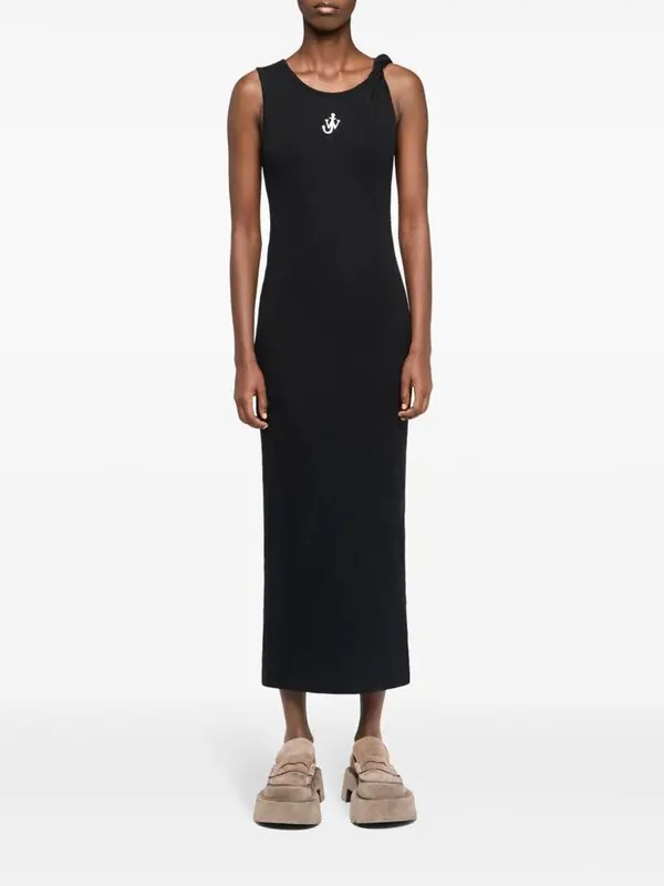 JW Anderson Anchor Midi Dress - Black