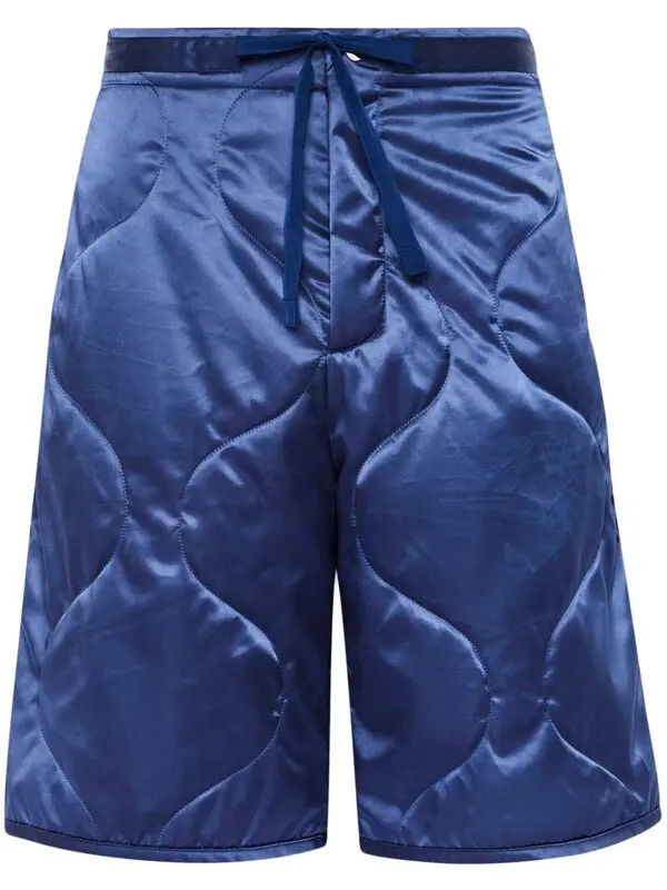 JW Anderson Quilted Shorts - Blue