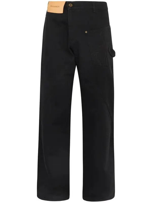 JW Anderson Twisted Wide Leg Jeans