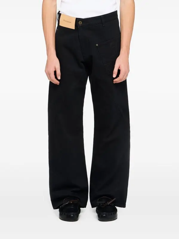 JW Anderson Twisted Wide Leg Jeans