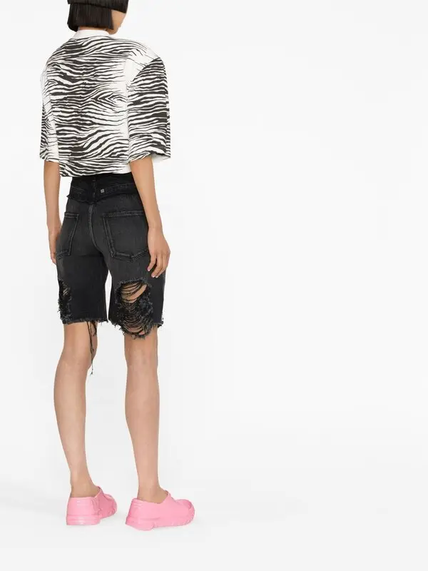 Givenchy Denim Knee-length Shorts