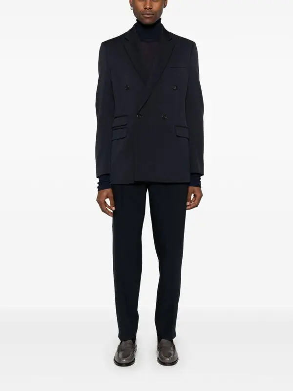 Emporio Armani Tapered Trousers - Blue