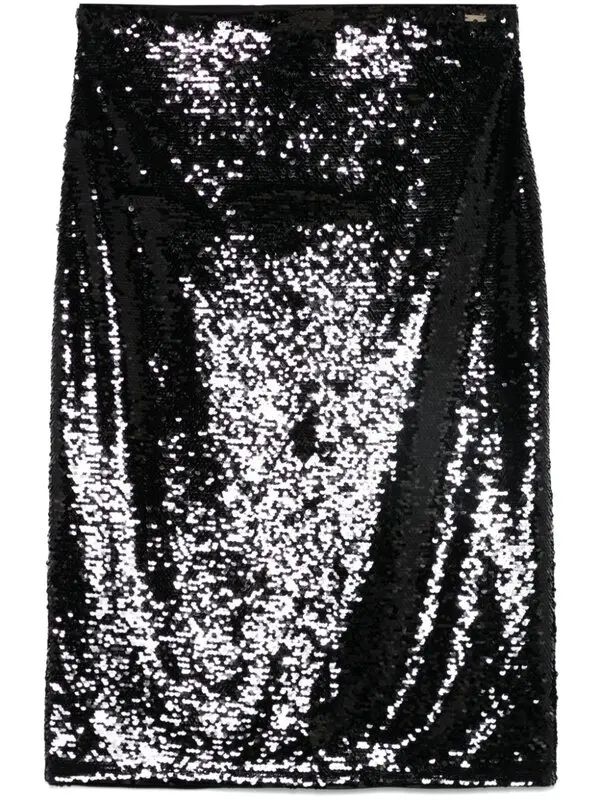 Armani Exchange Sequinned Midi Skirt