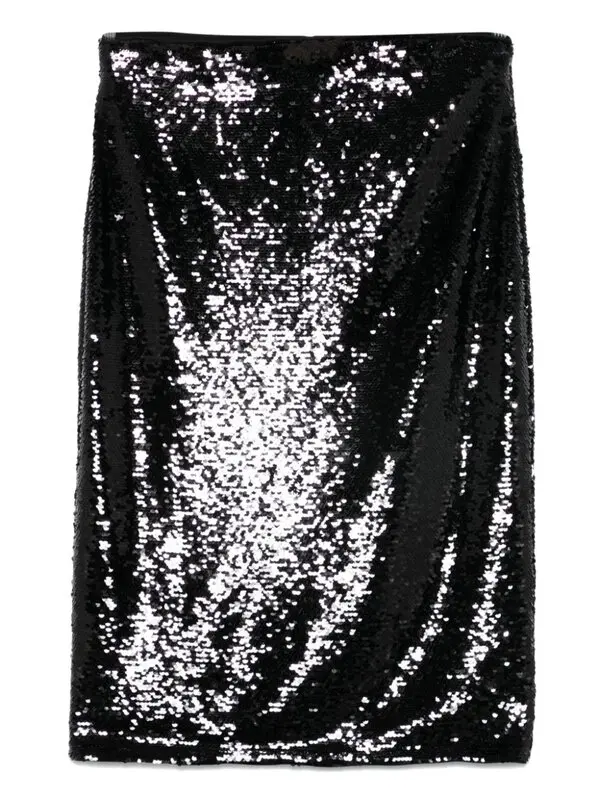 Armani Exchange Sequinned Midi Skirt