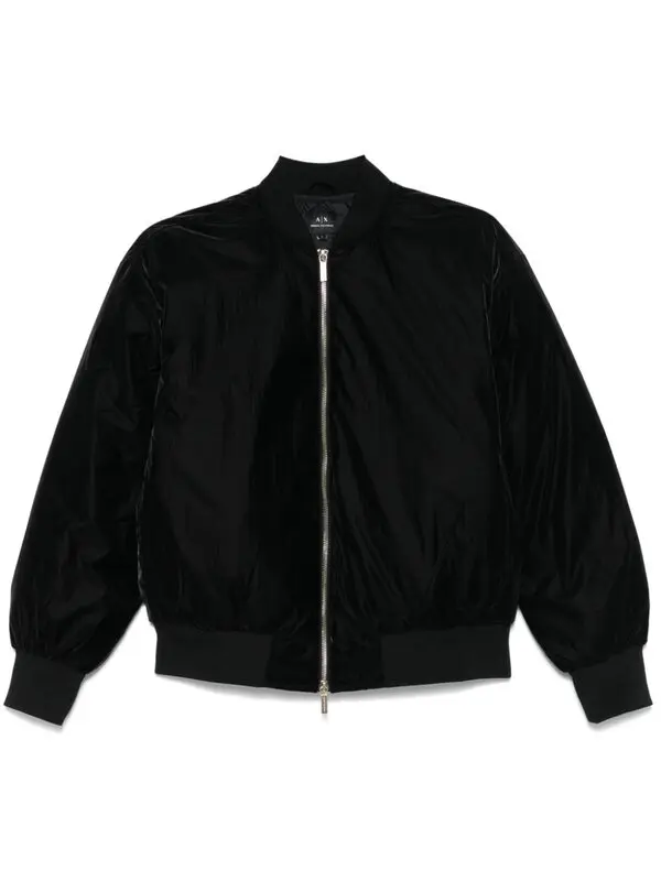 Armani Exchange Velvet-effect Jacket
