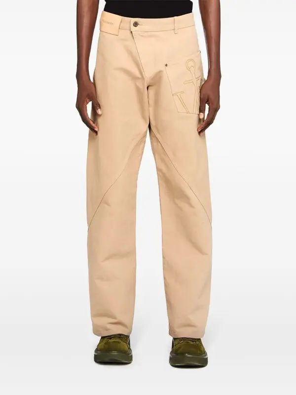 JW Anderson Twisted Jeans - Neutrals