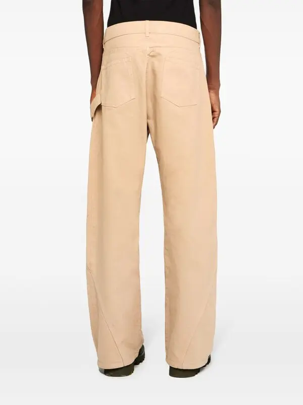 JW Anderson Twisted Jeans - Neutrals