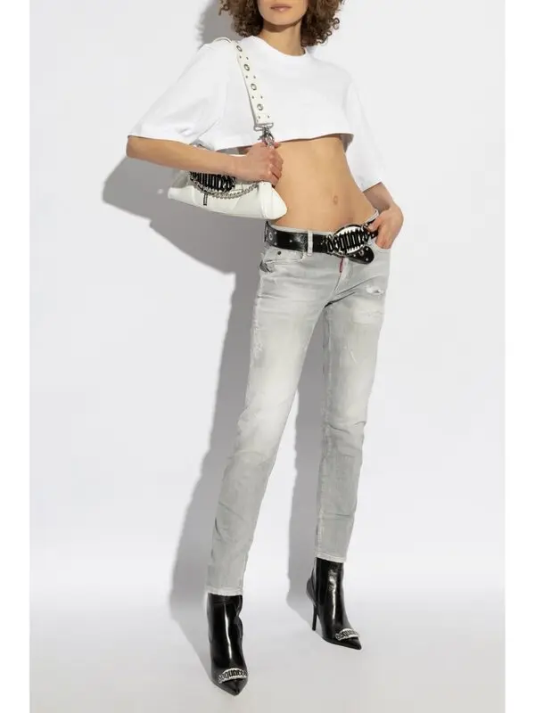 Dsquared2 Logo-embossed T-shirt - White