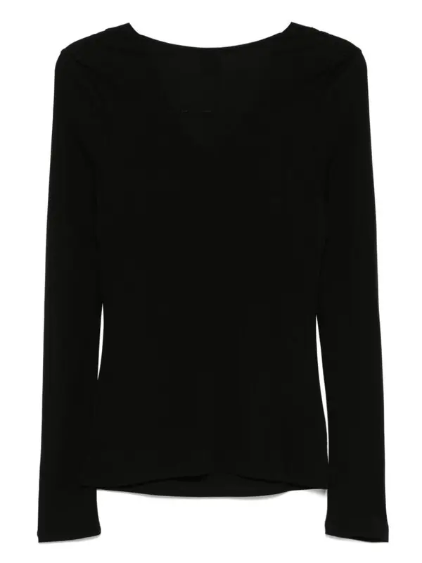 BOSS Cowl-neck Crepe Top