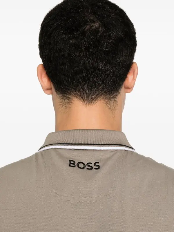 BOSS Logo-embroidered Polo Shirt