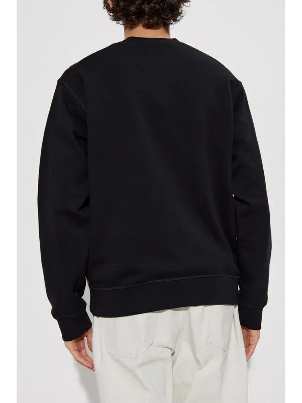 Dsquared2 Flocked-logo Sweatshirt - Black